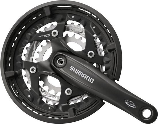 Shimano Trekking FC-T521 Octalink Crankset 3x10-speed 48-36-26 tanden, zwart... | bol