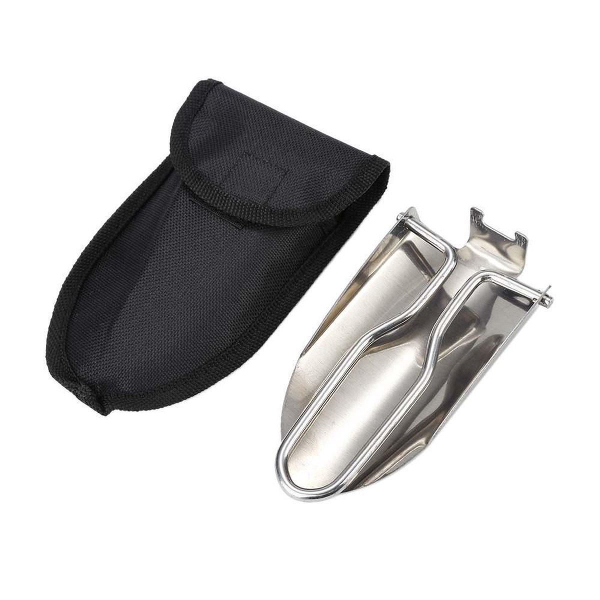 Robuuste RVS Vouwschep - Mini Schep - Militaire Klapschep - Inklapbare ...