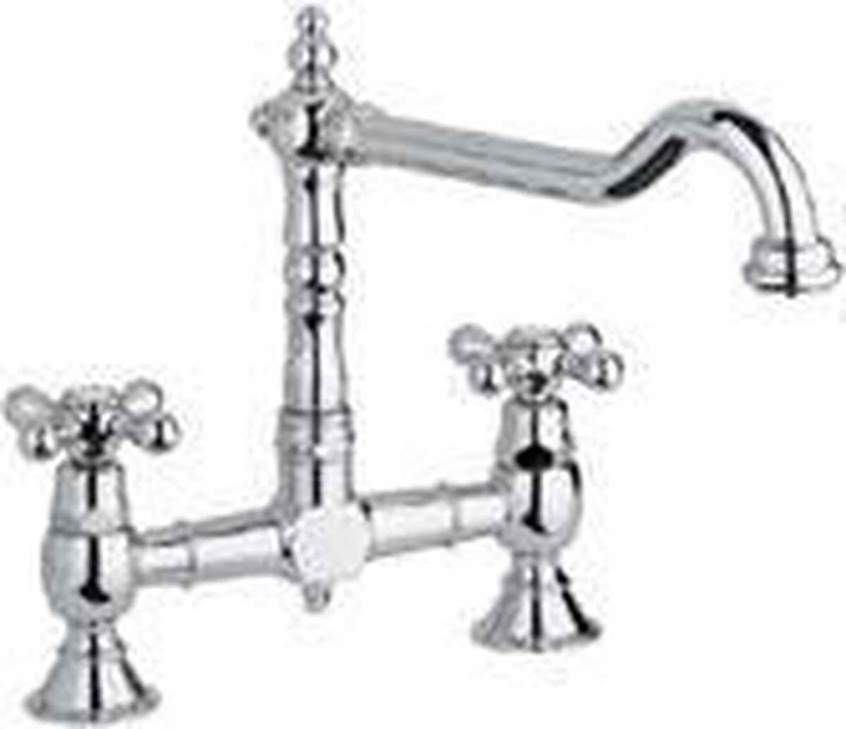 Boretti TARANTA keukenkraan Geborsteld chroom | bol.com