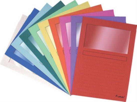 Insteekmap L Model Exacompta Venster Karton Donkergroen | bol.com