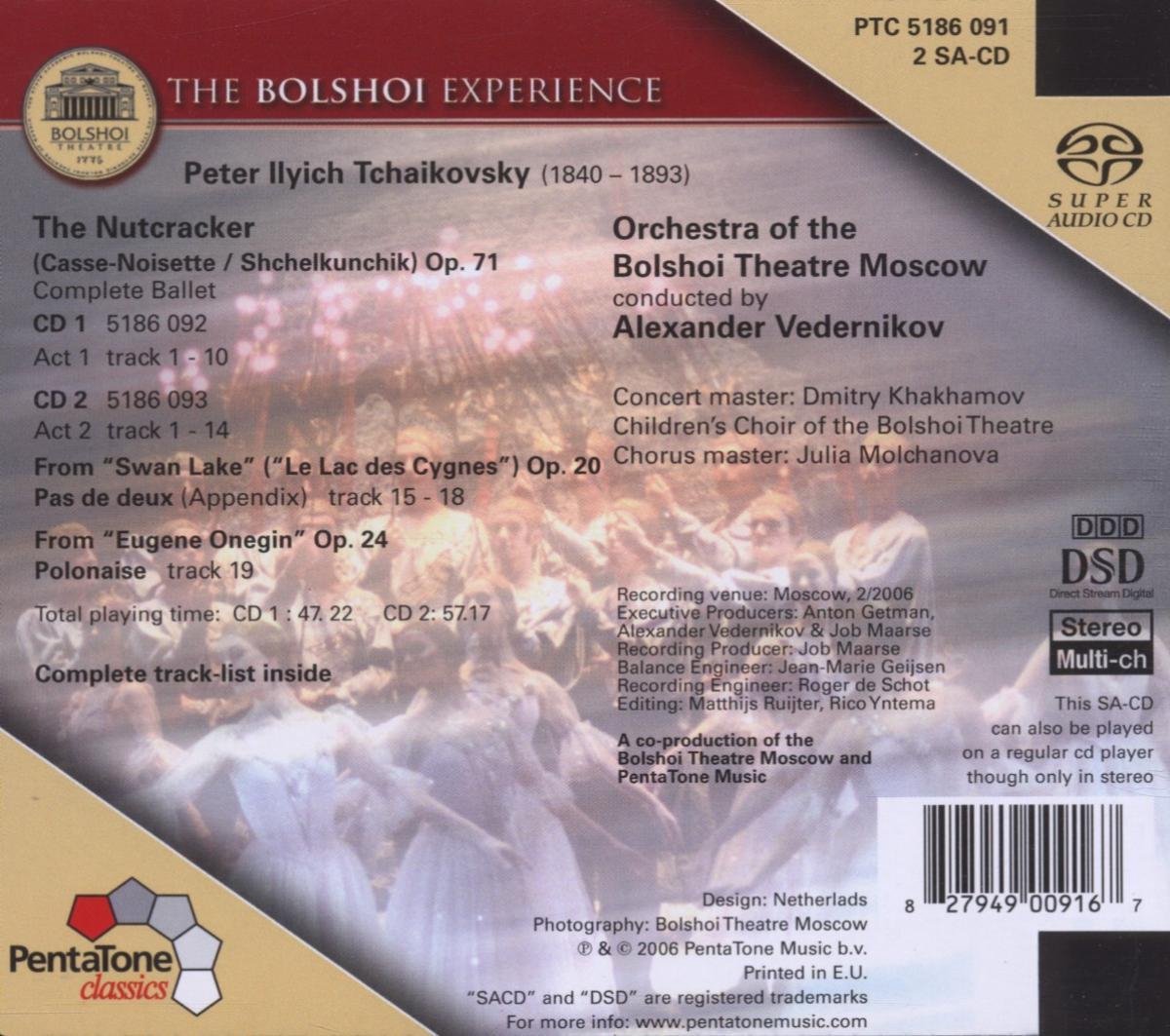 Tchaikovsky/The Nutcracker, Obt | CD (album) | Muziek | bol.com