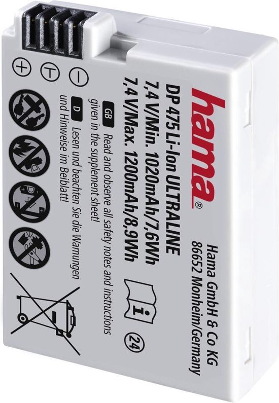 Hama Ultra-accu "DP 475" voor Canon LP-E8 | bol.com