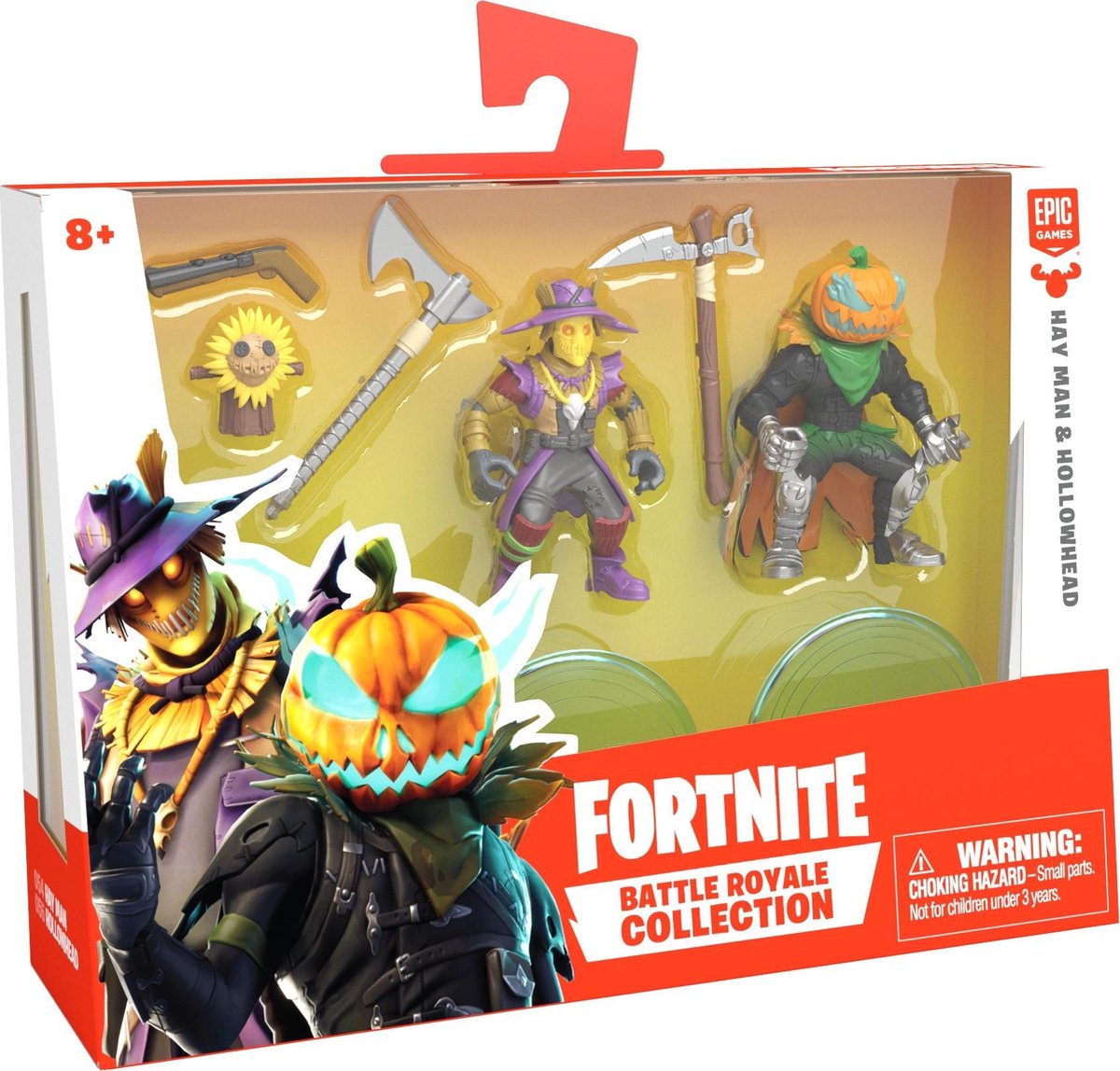 Fortnite - Hay Man Hollowhead 2 Mini Figure 2 Pack | bol.com
