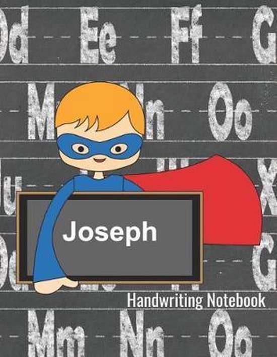 Handwriting Notebook Joseph, Personalized Handwriting Notebooks ...