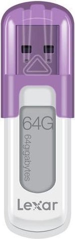 Lexar 64GB JumpDrive V10 64GB USB 2.0 Type-A Paars USB flash drive ...