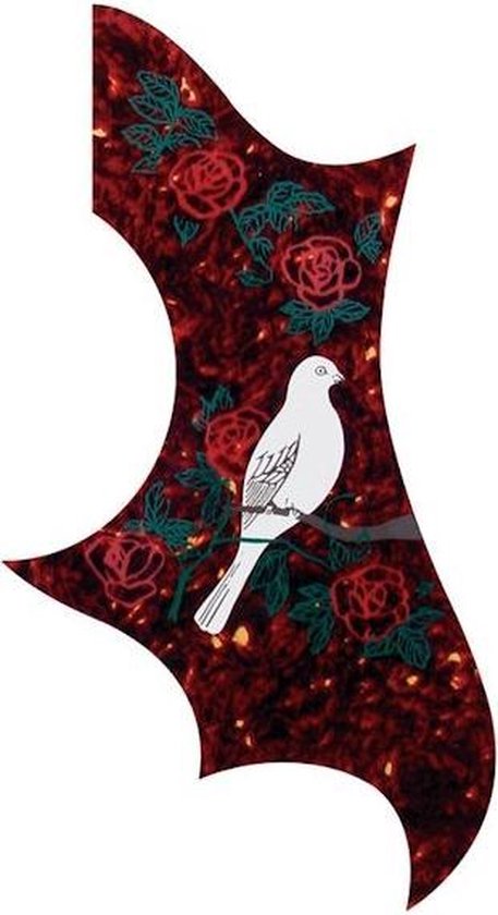 Boston PG-11-DV Pickguard, Acoustic Guitar, Self-Adhesive, Dove Style ...