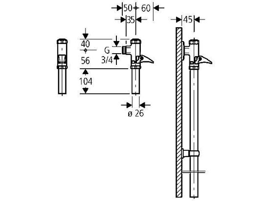 GROHE Dal Wc-Drukspoeler 3/4" Automatisch | bol.com