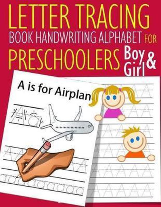 Letter Tracing Book Handwriting Alphabet for Preschoolers Boy and Girl ...