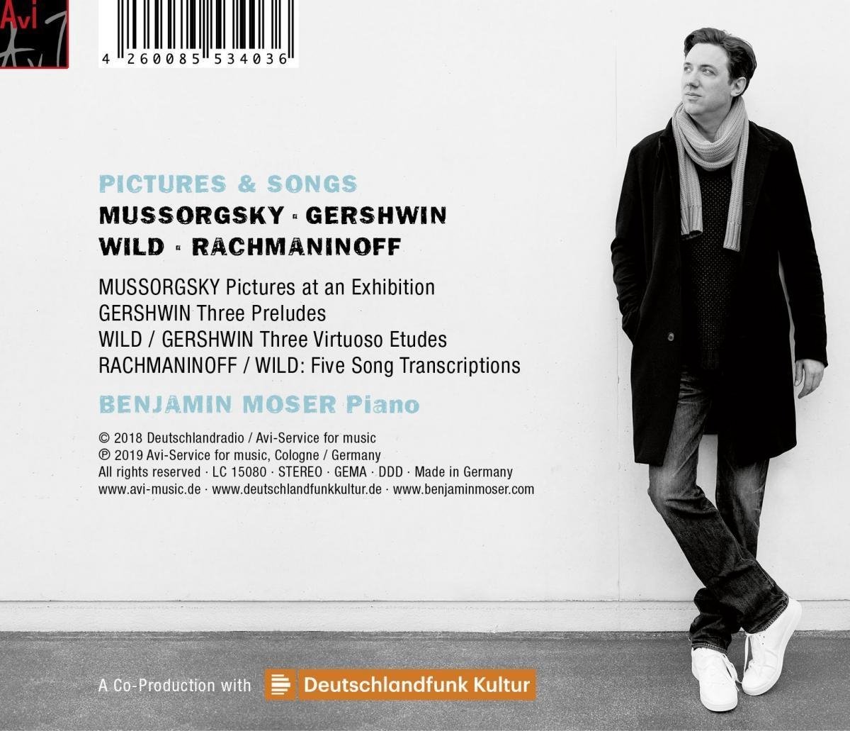 Mussorgsky & Gershwin & Wild, Benjamin Moser | CD (album) | Muziek | bol.com