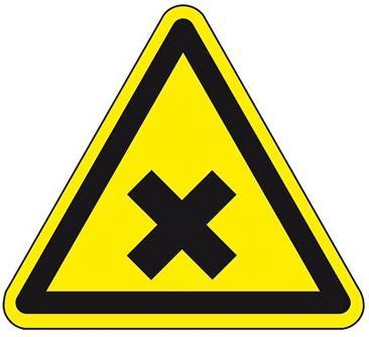 Schadelijke of irriterende stoffen sticker 50 mm - 10 stuks per kaart ...