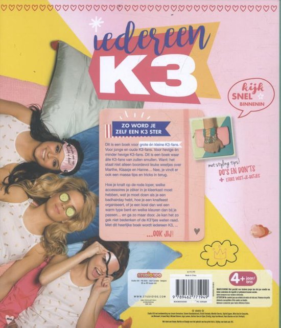 K3 - Boek Iedereen K3 | bol