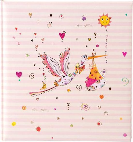 GOLDBUCH GOL-24445 TURNOWSKY babyalbum ADEBAR roze als Fotoboek, 25x25 ...