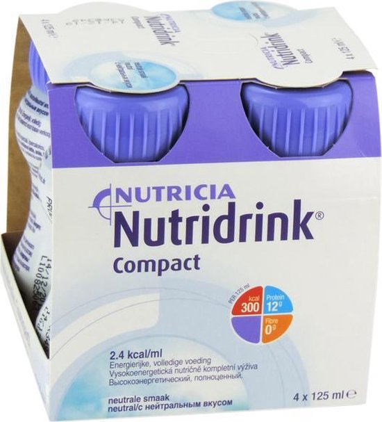 Nutridrink Compact, Neutraal, 24 x 125ml | bol.com