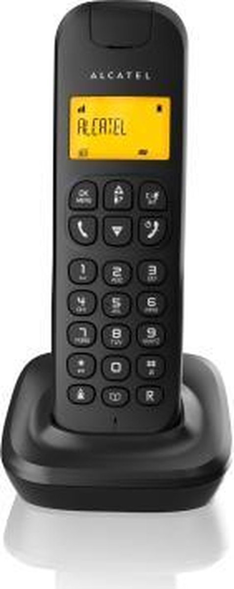 Alcatel D135 - Single DECT telefoon - Nummerherkenning - Zwart | bol.com