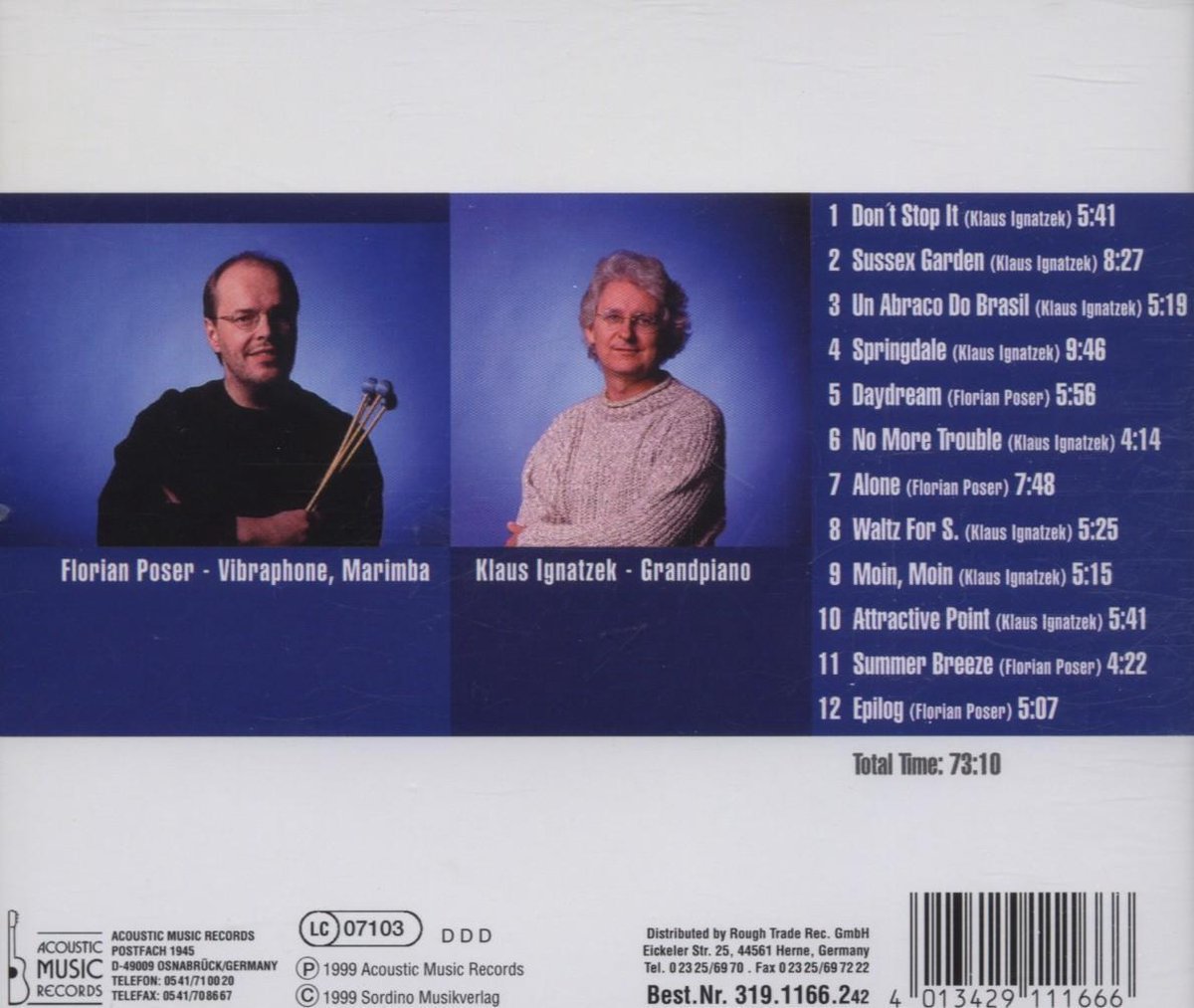 Florian Poser & Klaus Ignatzek Duo - Springdale (CD), Klaus Ignatzek Duo | CD (album)... | bol.com