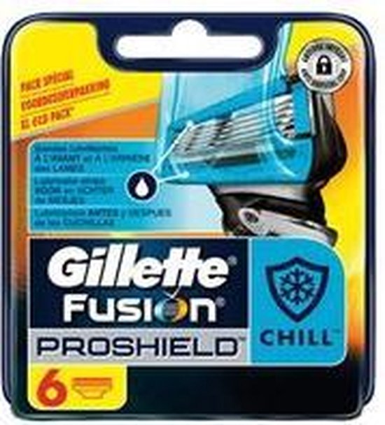 Gillette Fusion Proshield Chill - 6 Stuks - Scheermesjes | bol