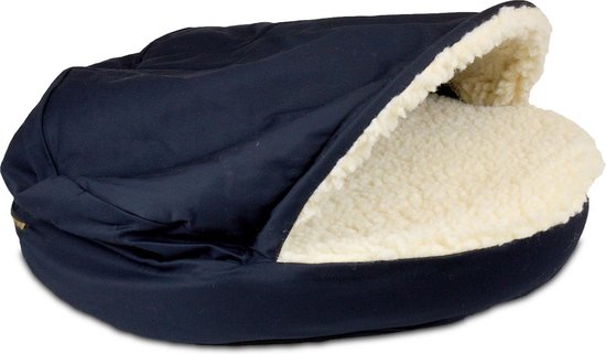 Snoozer Cozy Cave - Small Navy | bol