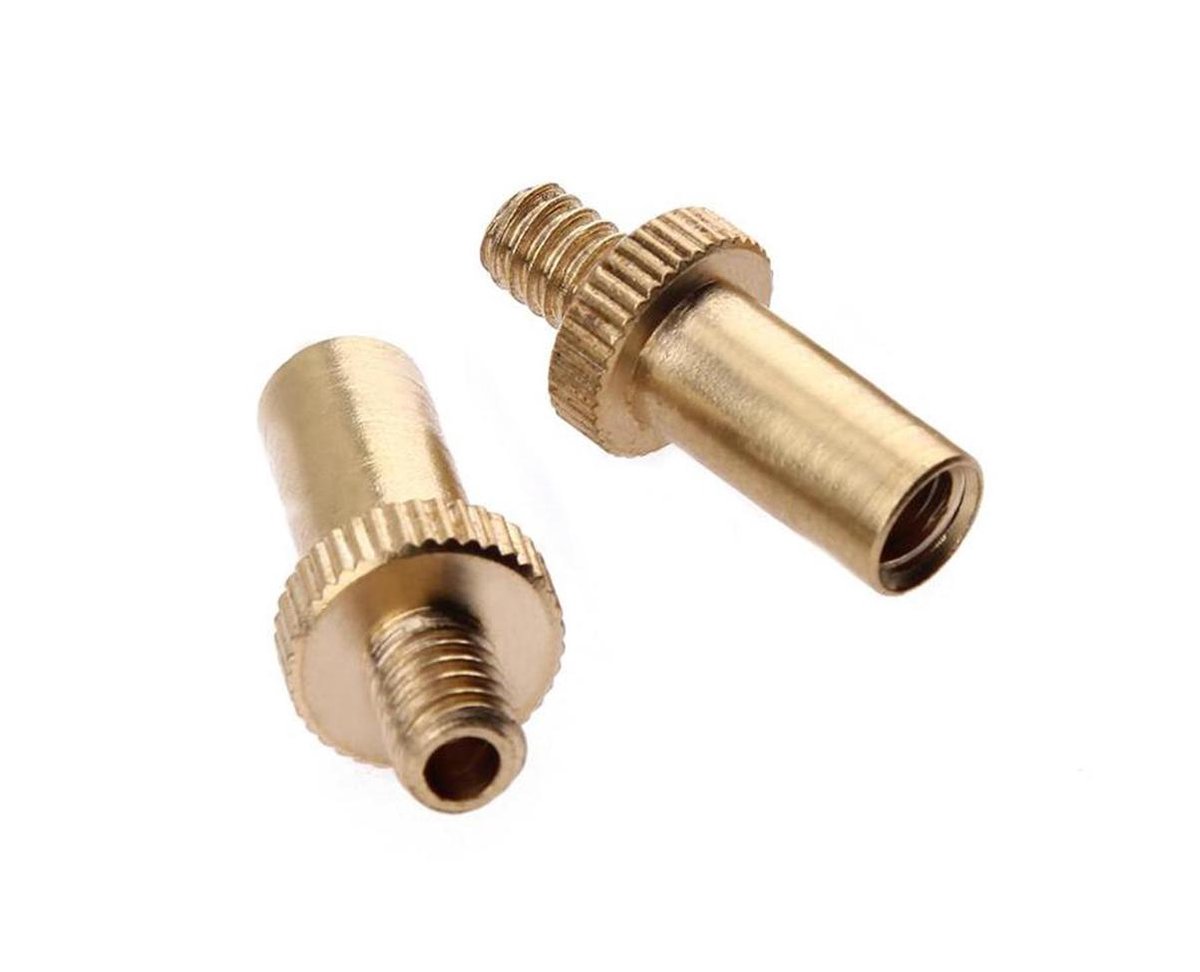 2x Verloopnippel voor Frans Ventiel - Fietsventiel Oppompverloopnippel ...