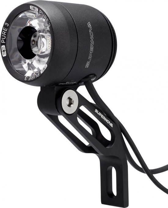 Supernova E3 Pure 3 Koplamp, zwart | bol