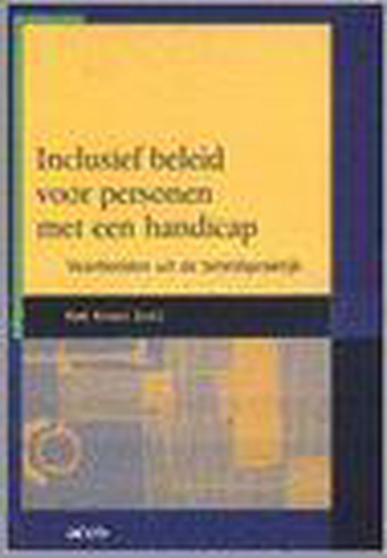 Inclusief Beleid Voor Personen Met Een H | 9789033448300 | Onbekend ...
