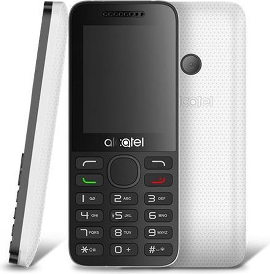 Alcatel 2038X, Rechthoek, Dual SIM, 6,1 cm (2.4"), 2 MP, 950 mAh, Wit ...