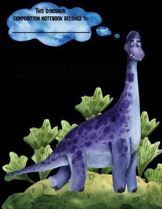 Dinosaur Composition Notebook, Gizzy Moon | 9781076533388 | Boeken ...