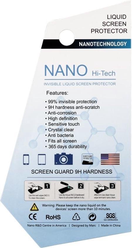 Nano Hi-Tech Liquid Screen protector - Anti-kras - Premium universele ...