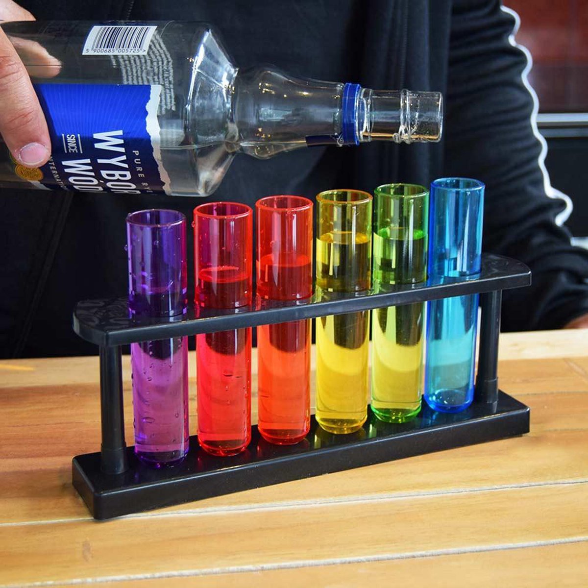 Reageerbuis Shotjes - 6 shotbuisjes - 50ml | bol