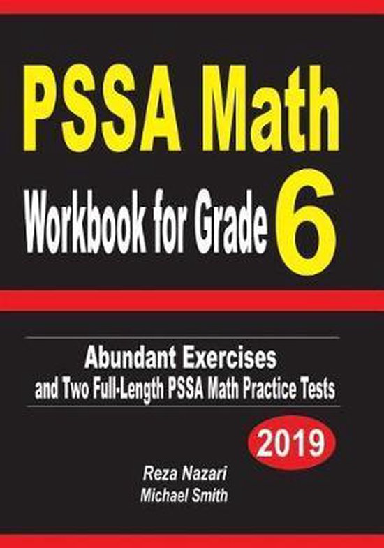 PSSA Math Workbook for Grade 6, Reza Nazari | 9781797497501 | Boeken ...