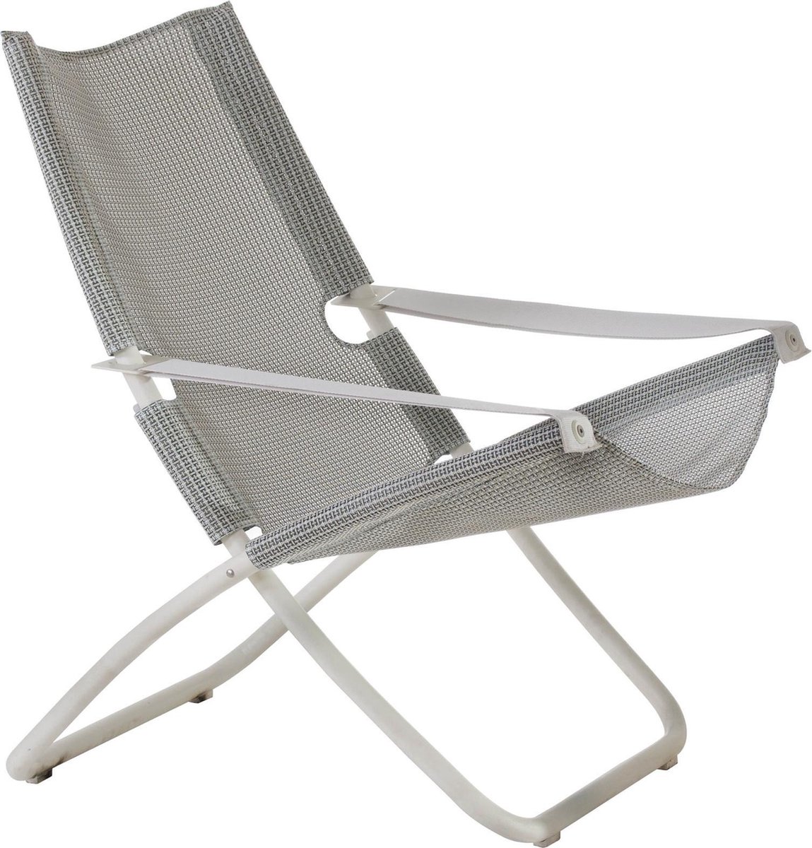 Emu - Snooze Loungestoel - Grijs - Wit | bol.com