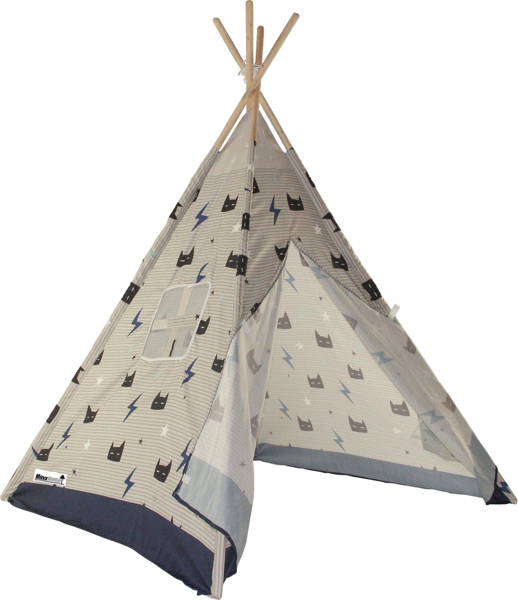 MaxxHome Kinder-tipi tipi wigwam - polyester - speeltent - Stippels ...