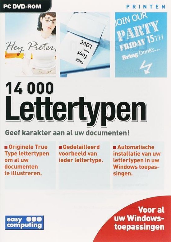 Easy Computing 14.000 Lettertypen | bol
