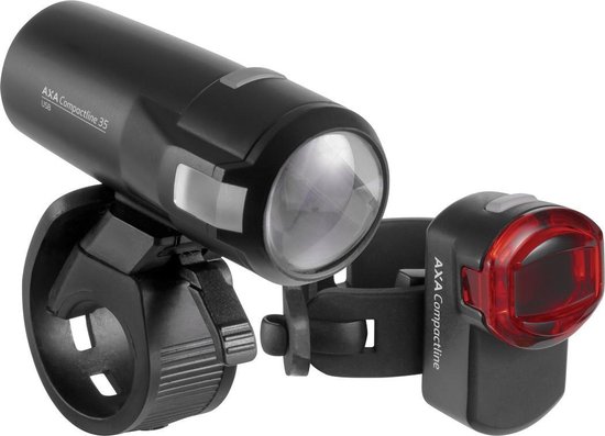 AXA Compactline 35 Lux - LED Fietslampjes Voor en Achter ...