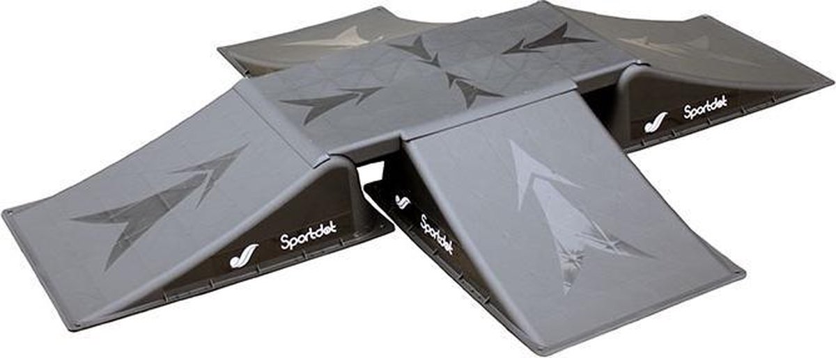 Sportdot - Skate ramp 4 delig - Funbox skate schans | bol.com