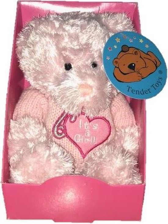 Beertje in doosje roze | bol