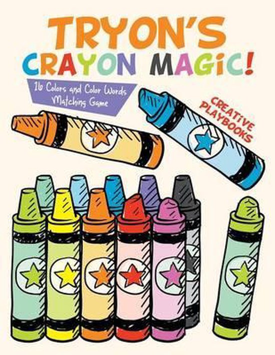 Tryon's Crayon Magic! 16 Colors and Color Words Matching Game, Creative ...