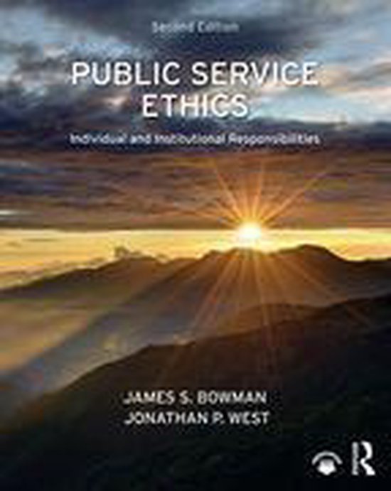 Public Service Ethics (ebook), James S. Bowman | 9781351265102 | Boeken ...