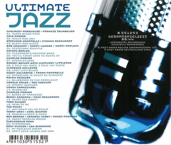 Various Artists - Ultimate Jazz (CD) (Remastered), various artists ...