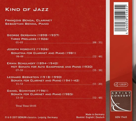 Kind Of Jazz, Sebastian Benda | CD (album) | Muziek | bol.com