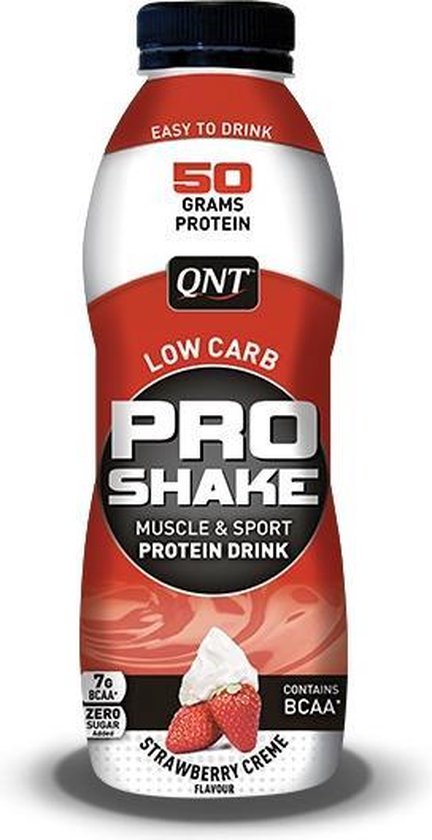 QNT Protein Shake RTD 500ml Strawberry | bol.com