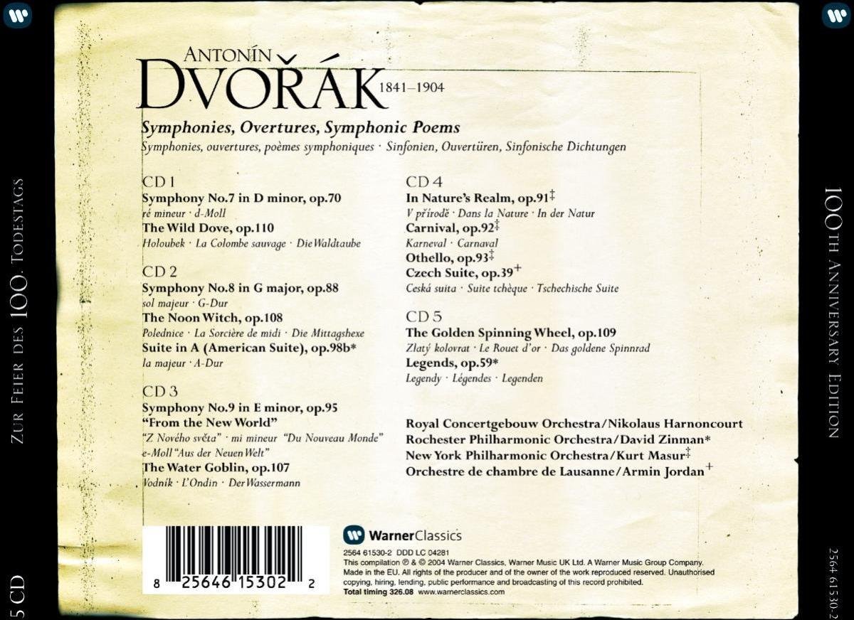 Dvorák: Symphonies, various artists | CD (album) | Muziek | bol.com