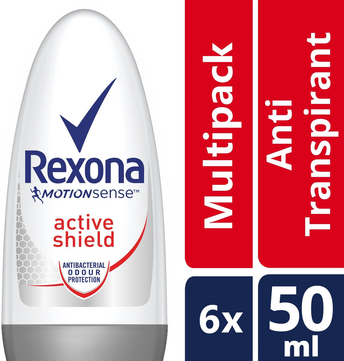 Rexona Woman Active Protection Original Deodorant Roller - 6 x 50 ml ...
