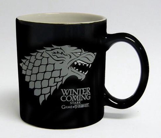 GAME OF THRONES MUG STARK BLACK & WHITE | bol.com