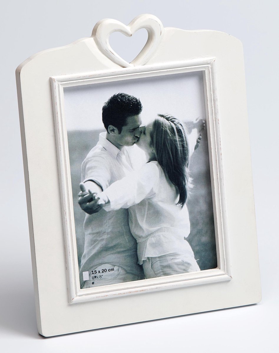 Walther Design White Heart - Fotokader - Fotoformaat 15 x 20 cm - Wit ...