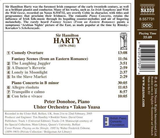 Peter Donohoe, Ulster Orchestra, Takuo Yuasa - Harty: Piano Concerto ...