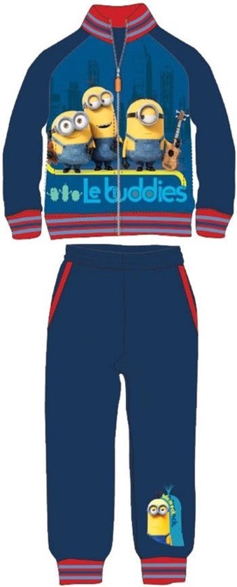 Minions Joggingpak blauw 122/128 | bol.com