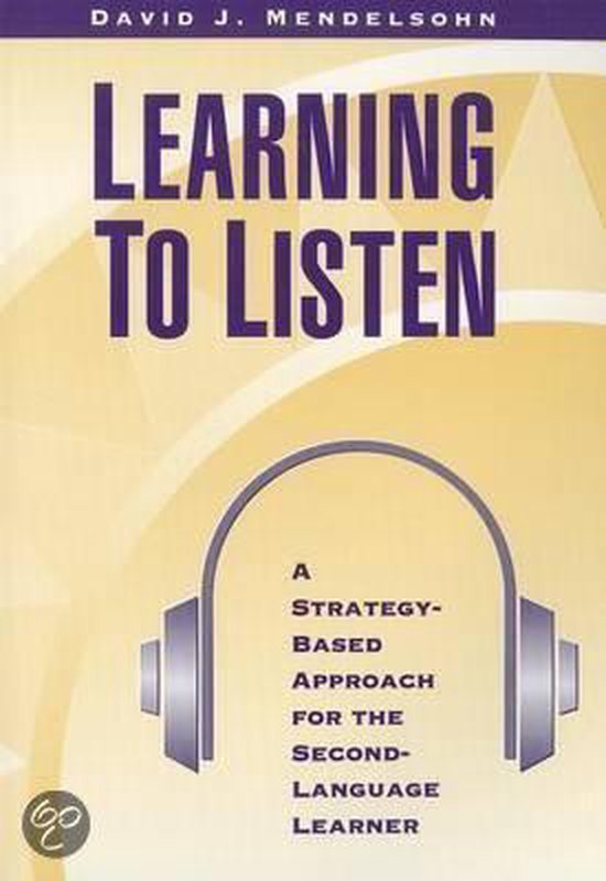 Learning to Listen, David J Mendelsohn | 9781562702991 | Boeken | bol