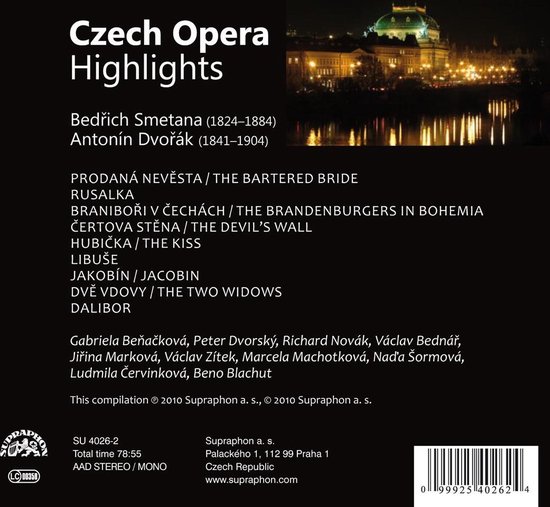 Various Artists - Czech Opera Highlights (CD), various artists | Muziek ...