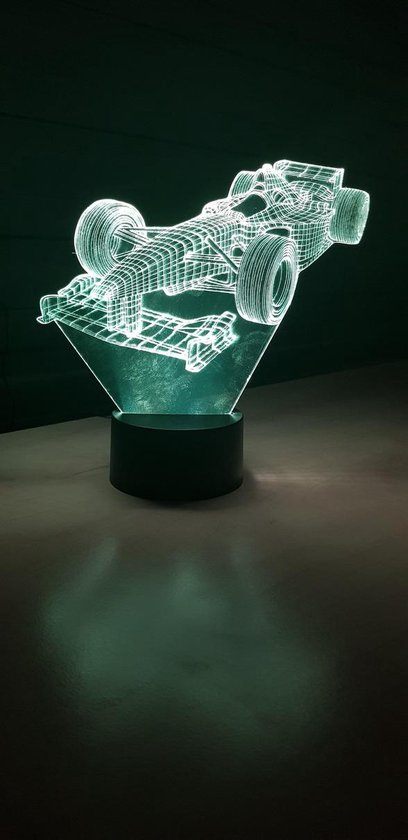 3D led lamp formule 1 | bol