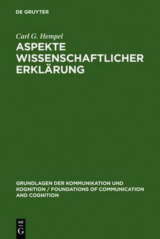 Grundlagen Der Kommunikation Und Kognition / Foundations of- Aspekte... | bol